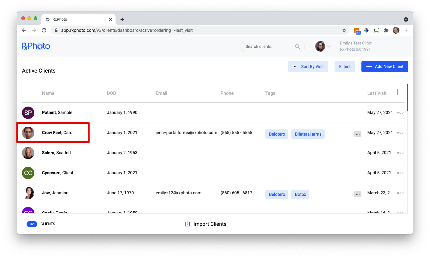 RxPhoto - Sales and Support RxPortal For Clients