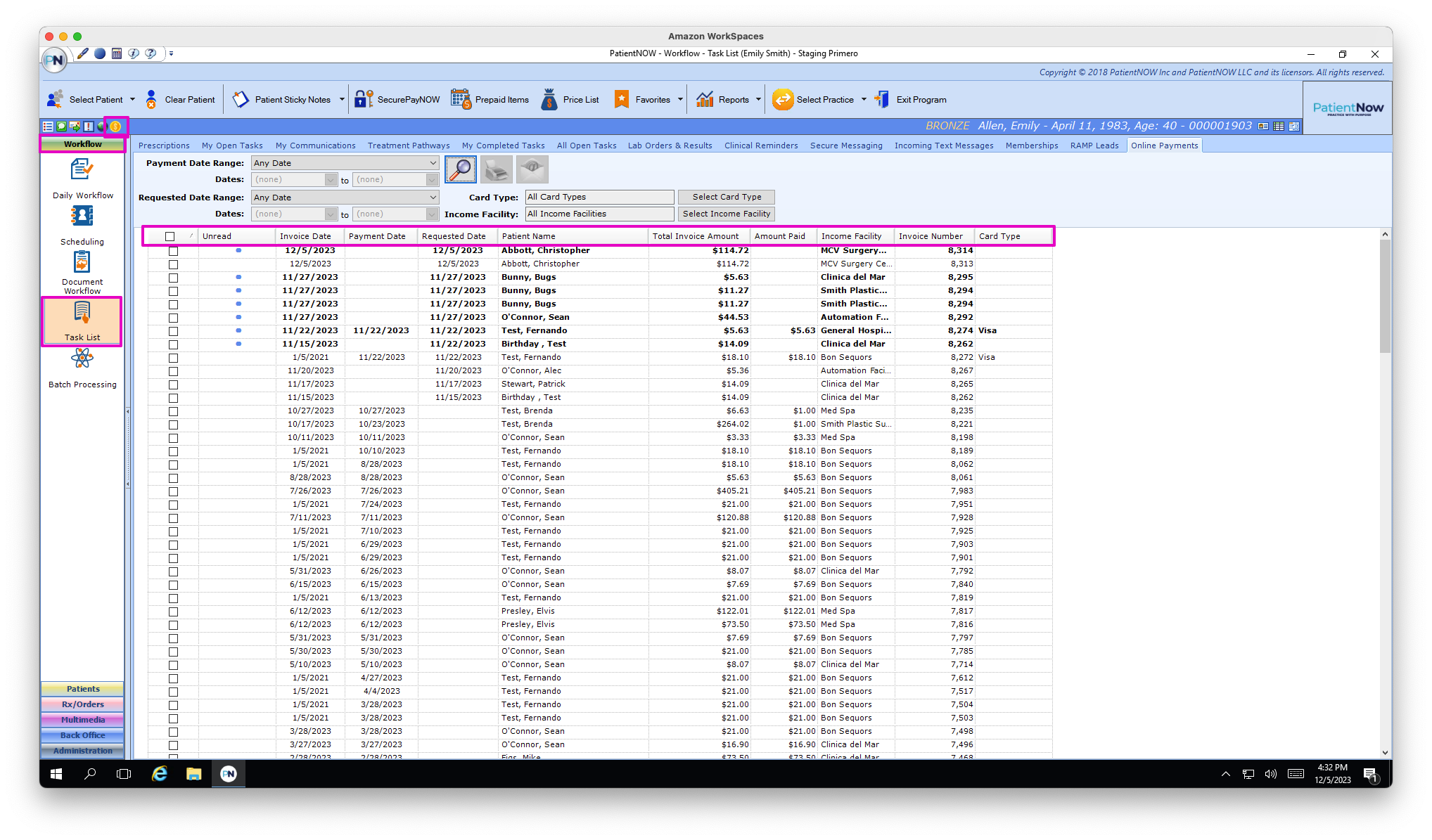 Track Online Payments