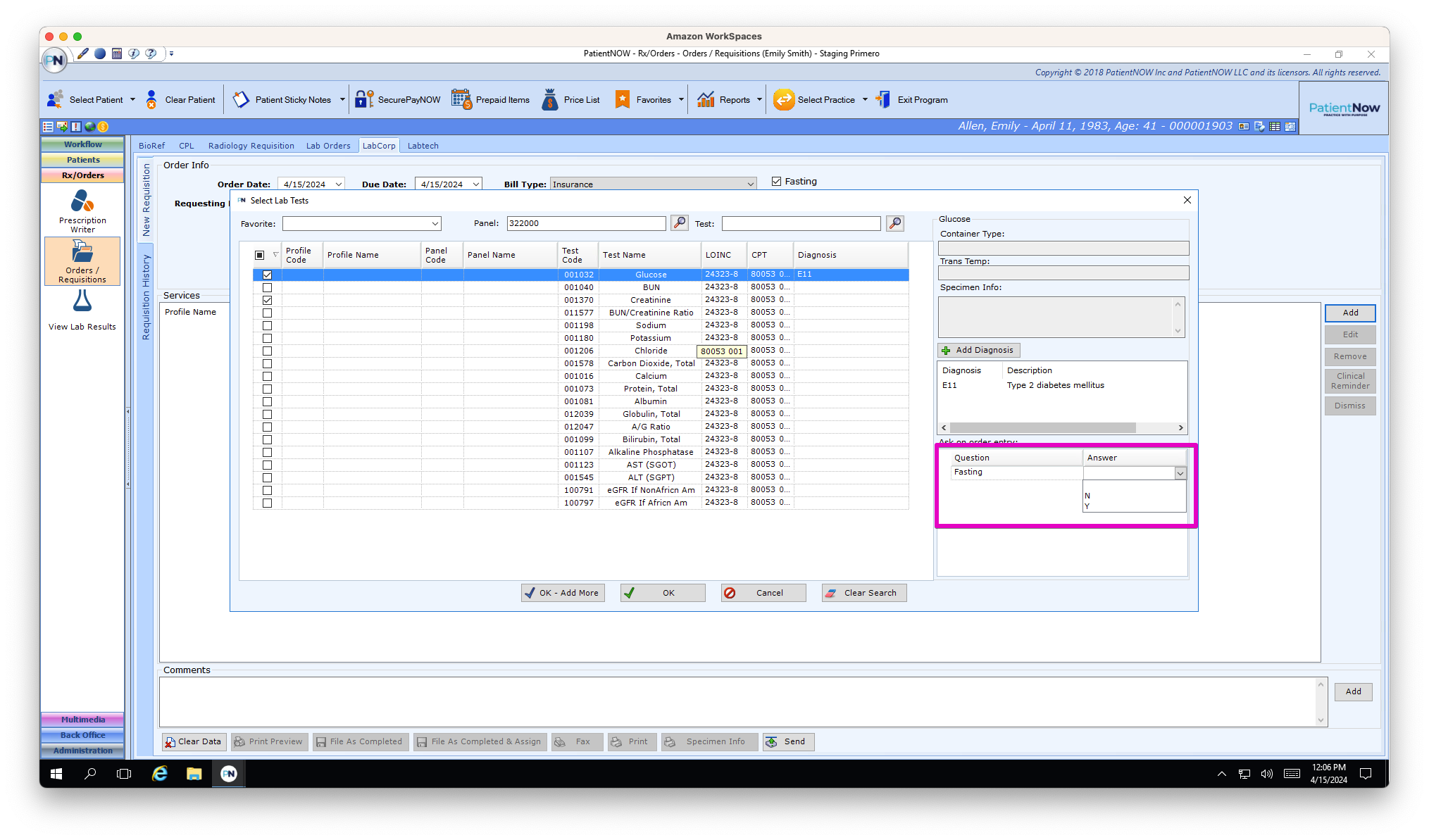 Labcorp Integration: How to Send a Labcorp Order