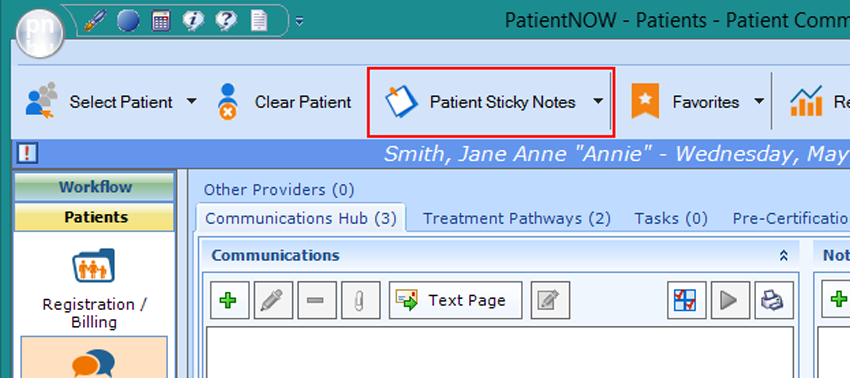 PatientNow Pro: Sticky Note Basics