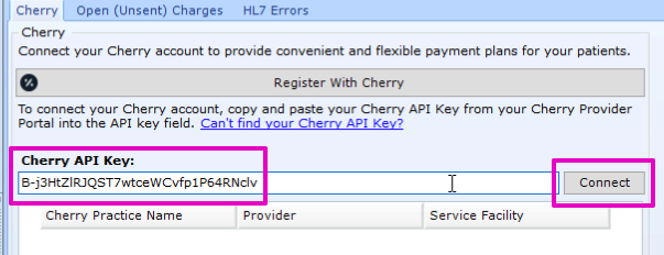 PatientNow Pro: Cherry
