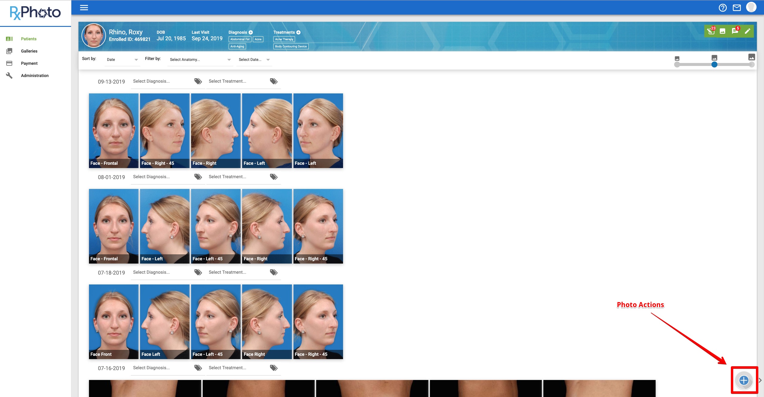 RxPhoto - Upload Photos to an RxPhoto Client Record