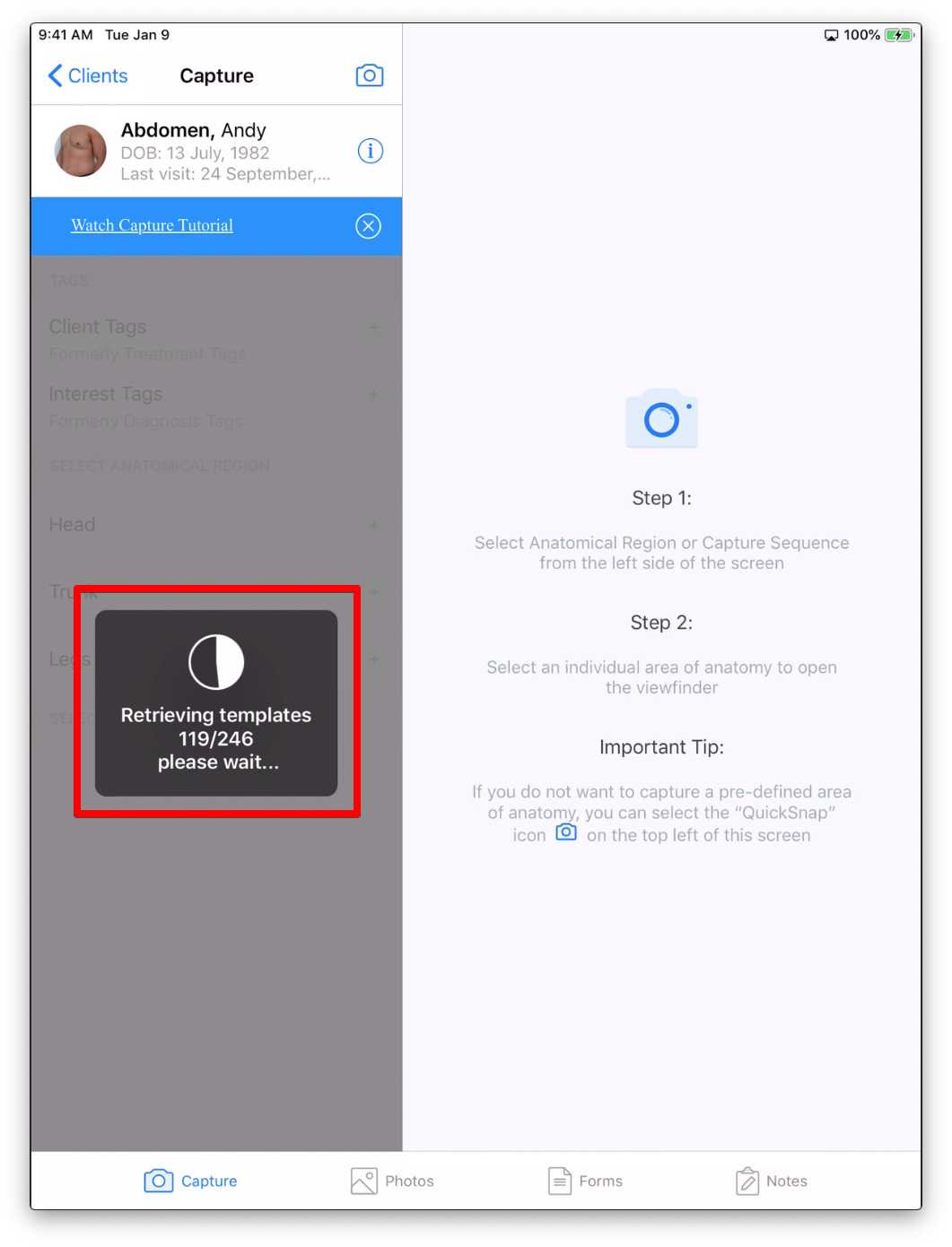 RxPhoto - First Login to RxPhoto