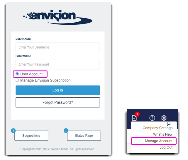 PatientNow Essentials/EnvisionNow: Login to Manage Account or Change ...
