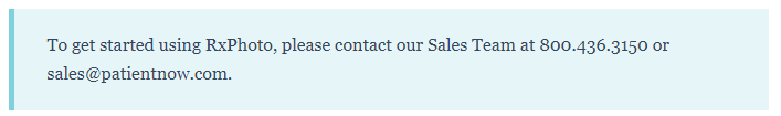 PatientNow Essentials/EnvisionNow: RxPhoto