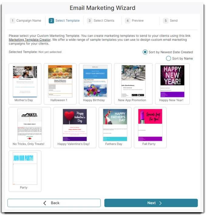 PatientNow Essentials/EnvisionNow: Email Marketing Wizard Campaigns