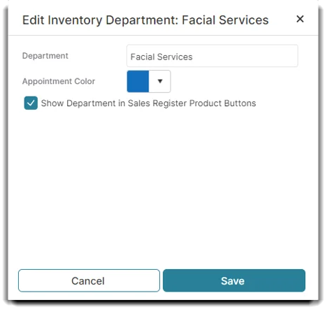 PatientNow Essentials/EnvisionNow: Inventory Departments