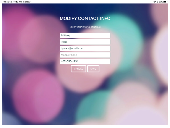 PatientNow Essentials/EnvisionNow: Client Check In App