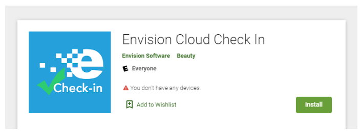 PatientNow Essentials/EnvisionNow: Client Check In App