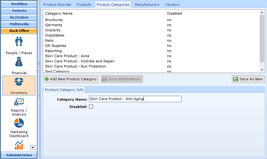 PatientNow Pro: Configuring Inventory