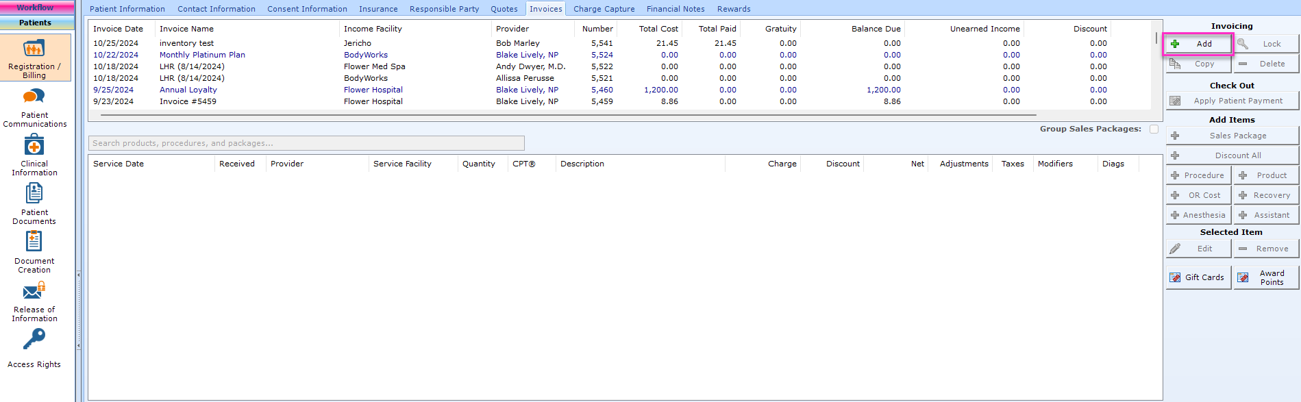 PatientNow Pro: Collecting a Deposit