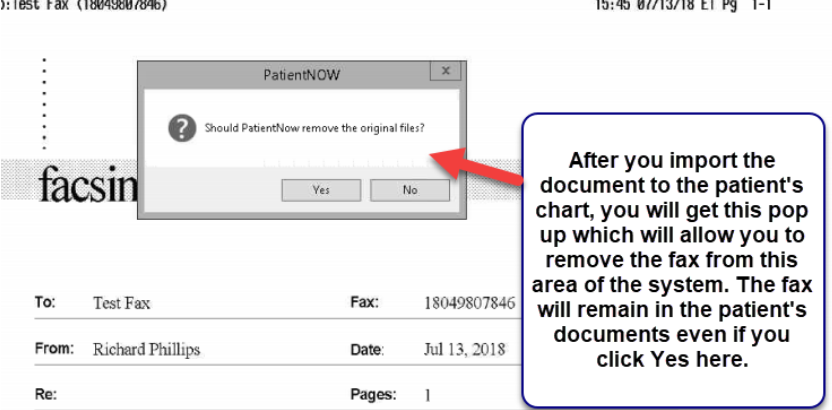 PatientNow Pro: eFax Configuration & User Guide