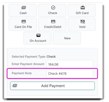 PatientNow Essentials/EnvisionNow: Take Payment Screen