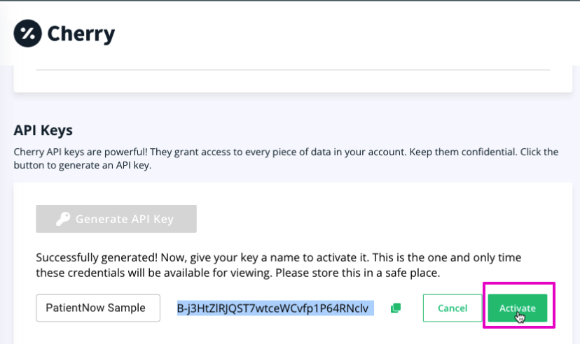 PatientNow Pro: Cherry