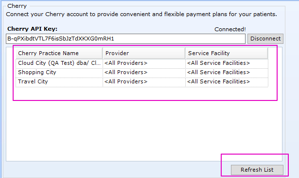 PatientNow Pro: Cherry