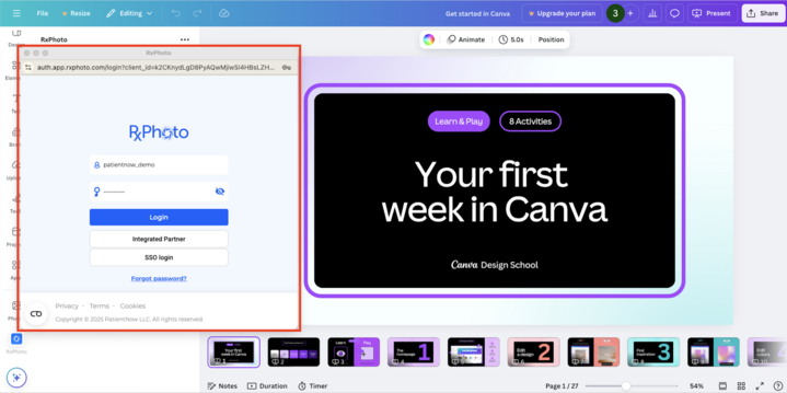 RxPhoto x Canva: How to Reconnect Your Canva Account