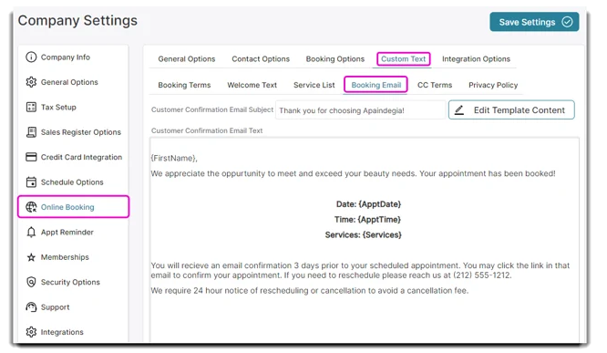 PatientNow Essentials/EnvisionNow: Online Booking Settings & Features