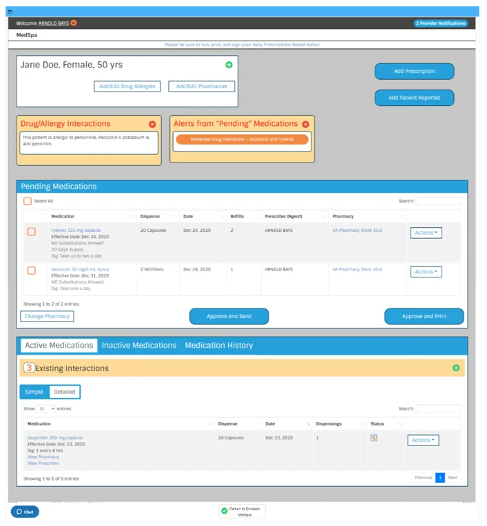 PatientNow Essentials/EnvisionNow: Setup ePrescribe