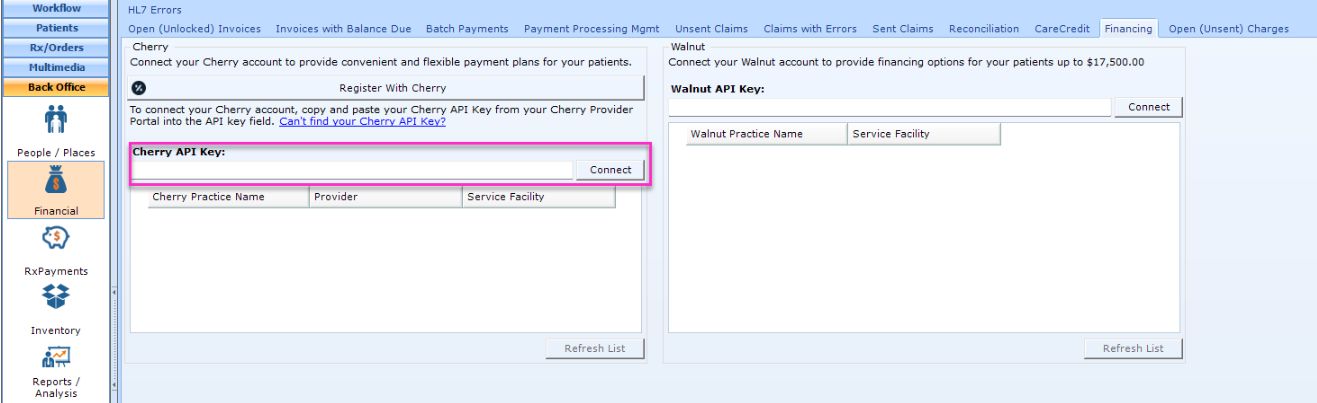 PatientNow Pro: Cherry