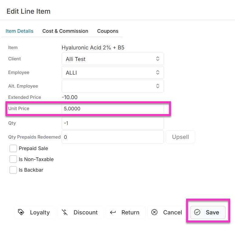 PatientNow Essentials/EnvisionNow: Return Item & Refund Services