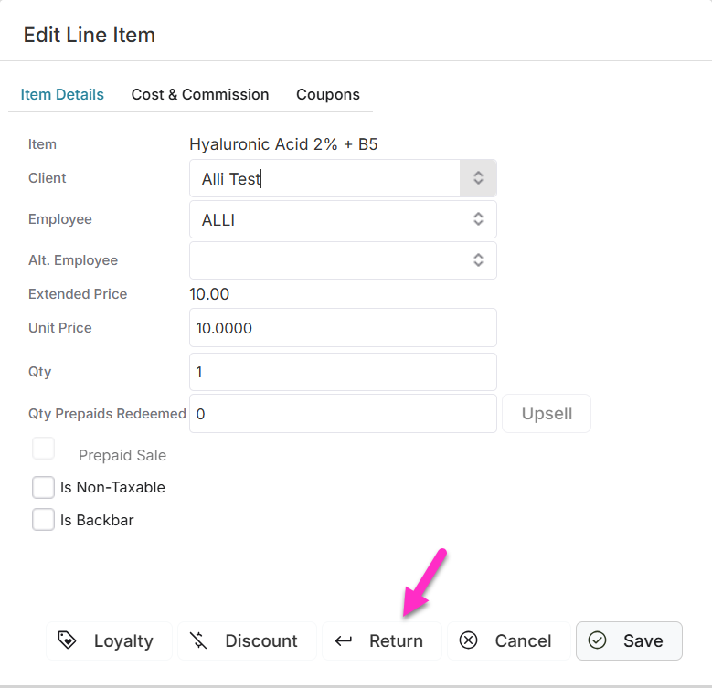 PatientNow Essentials/EnvisionNow: Return Item & Refund Services